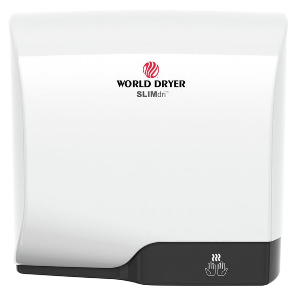 World Dryer SLIMdri L-974A White Hand Dryer — Prestige Distribution
