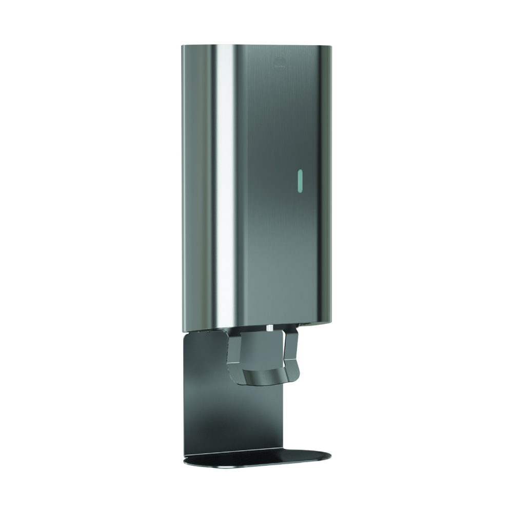 Bradley 6B1-110000T Surface Mounted Liquid Soap Dispenser w/ Drip Tray ...