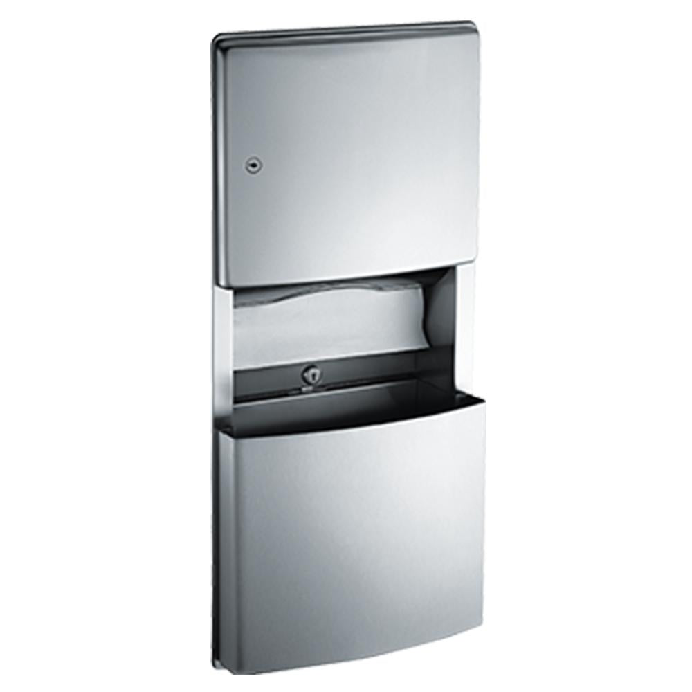 ASI 204623 Roval Paper Towel Dispenser & Removable Waste Receptacle Re ...