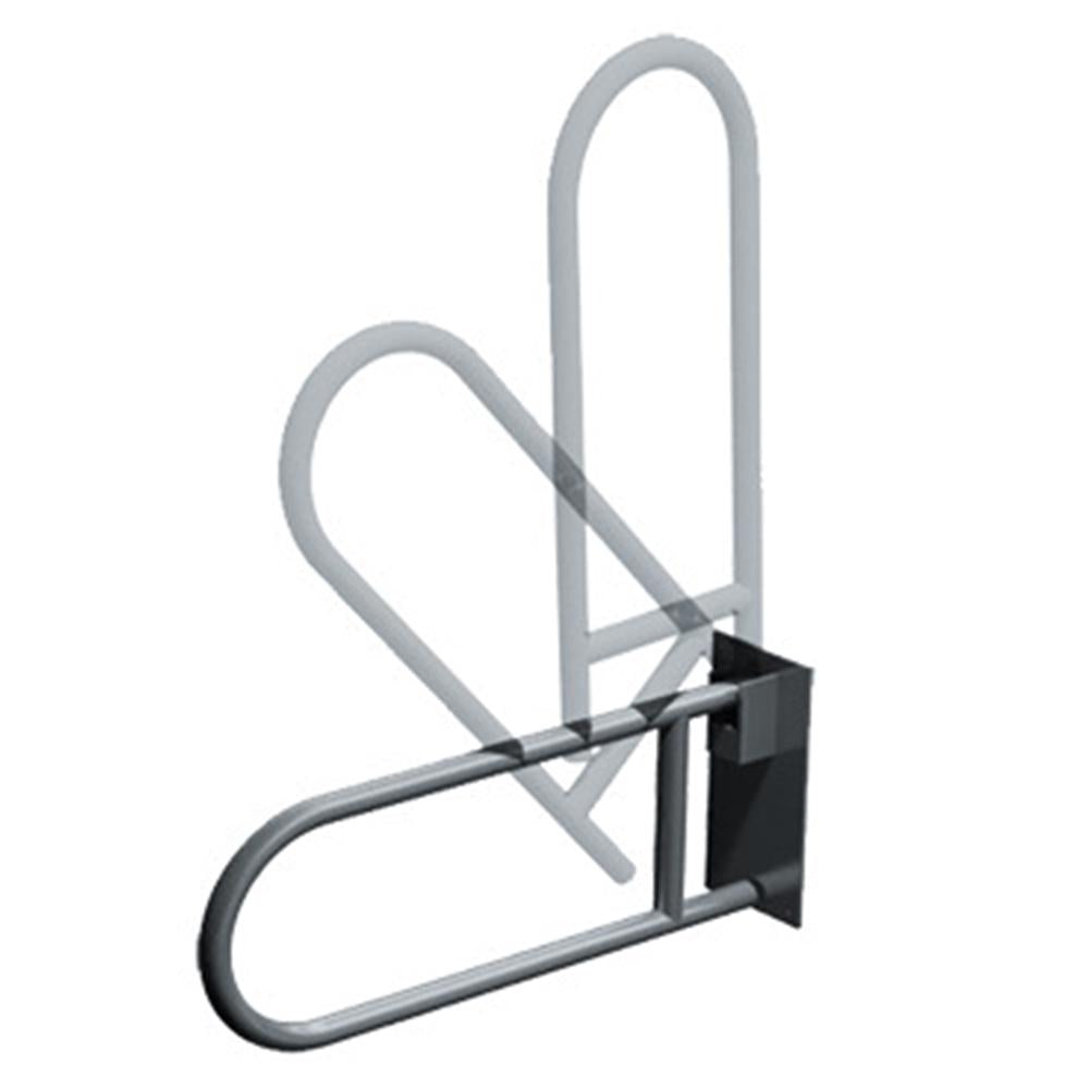 ASI 3451 Grab Bar Swing Up Exposed Flange Gravity Lock - Satin ...