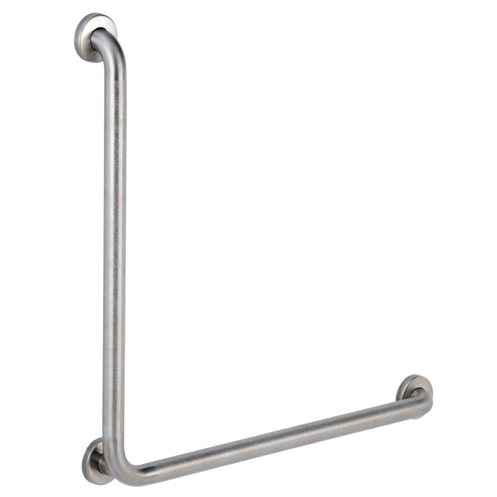 Bobrick B6898.99 Grab Bar L-Shape 30" - Satin — Prestige Distribution