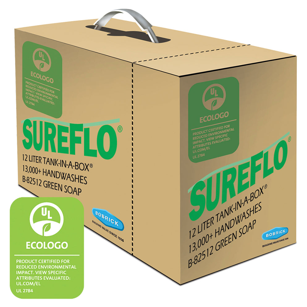 Bobrick B82512 SureFlo Soap Tank Cartridge EcoLogo Green Foam ...