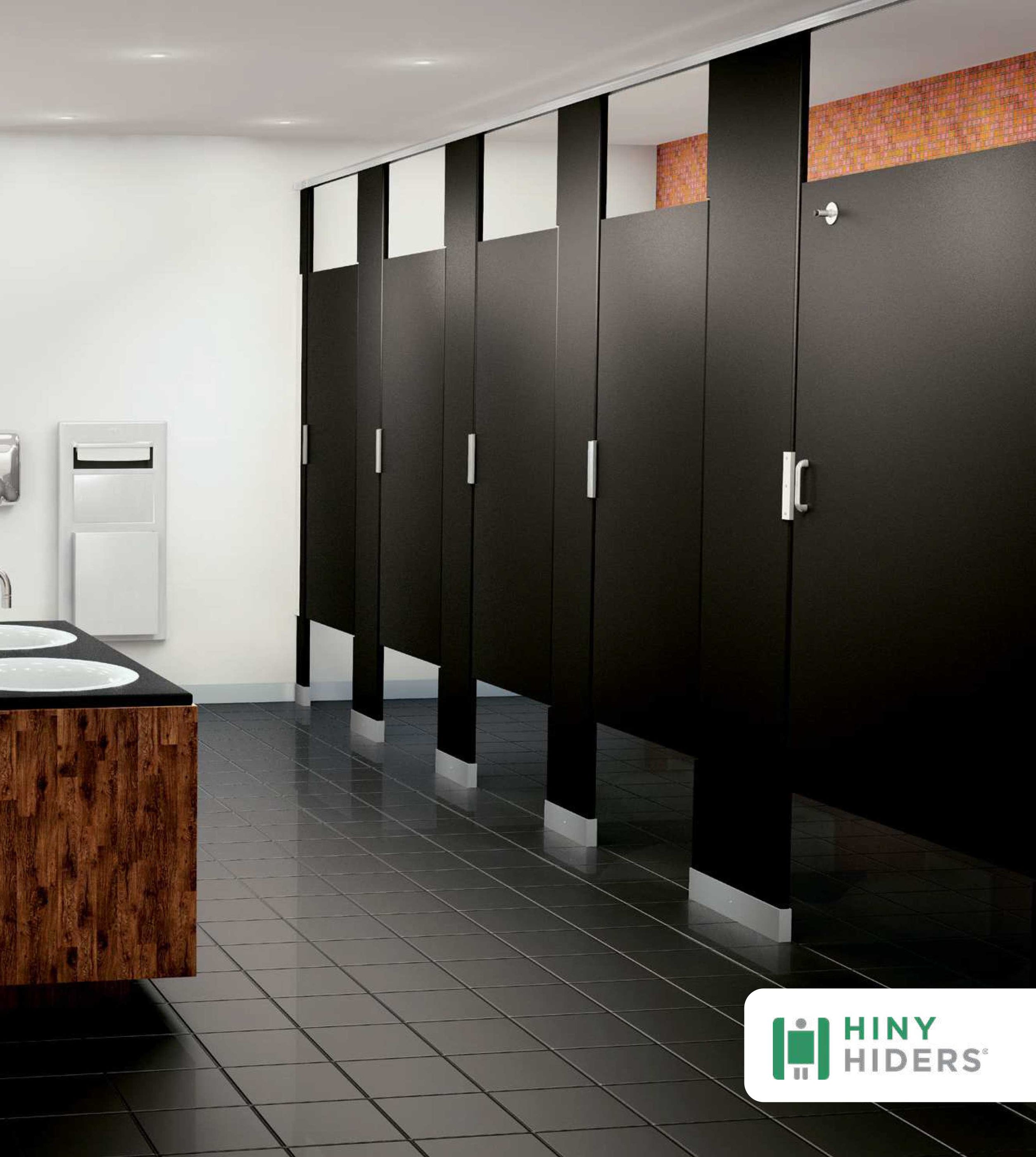 Scranton Products - Solid Plastic Hiny Hiders Toilet Partitions ...