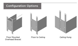Scranton Products - Solid Plastic Hiny Hiders Toilet Partitions — Prestige Distribution