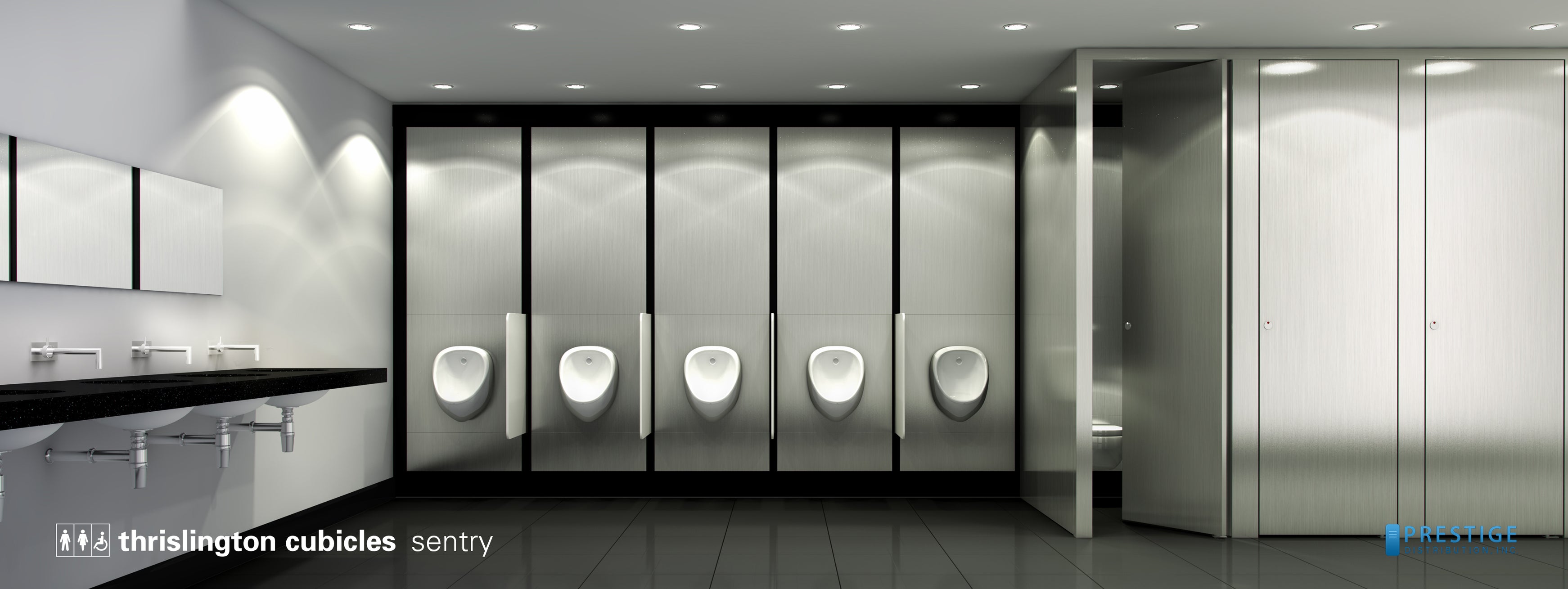 Thrislington Toilet Cubicle - Sentry — Prestige Distribution