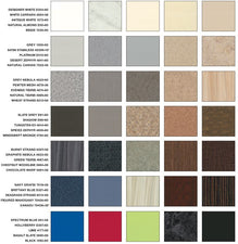 Bobrick - Plastic Laminate Toilet Partition — Prestige Distribution